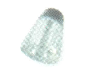 Transparent Plastic Caps For Glasses : 1.2MM 100pcs.